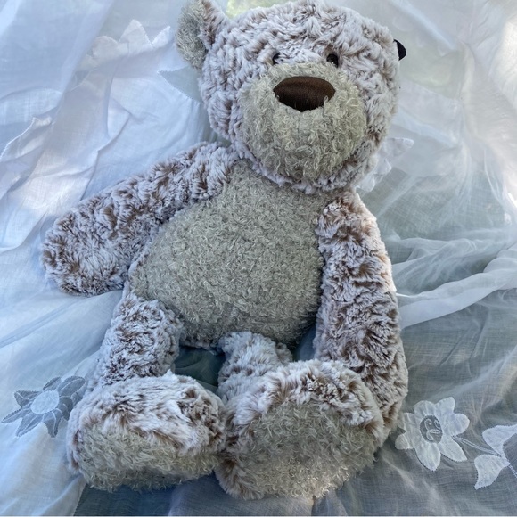 Demdaco | Toys | Demdaco Gray Brown Corduroy Ear The Giving Bear Plush ...